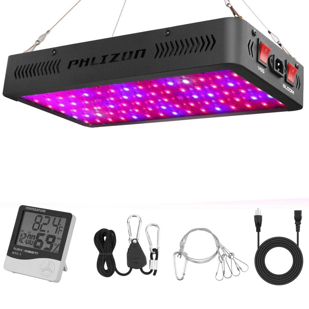 Phlizon Newest 900w LED Grow Light Review - GrowYour420
