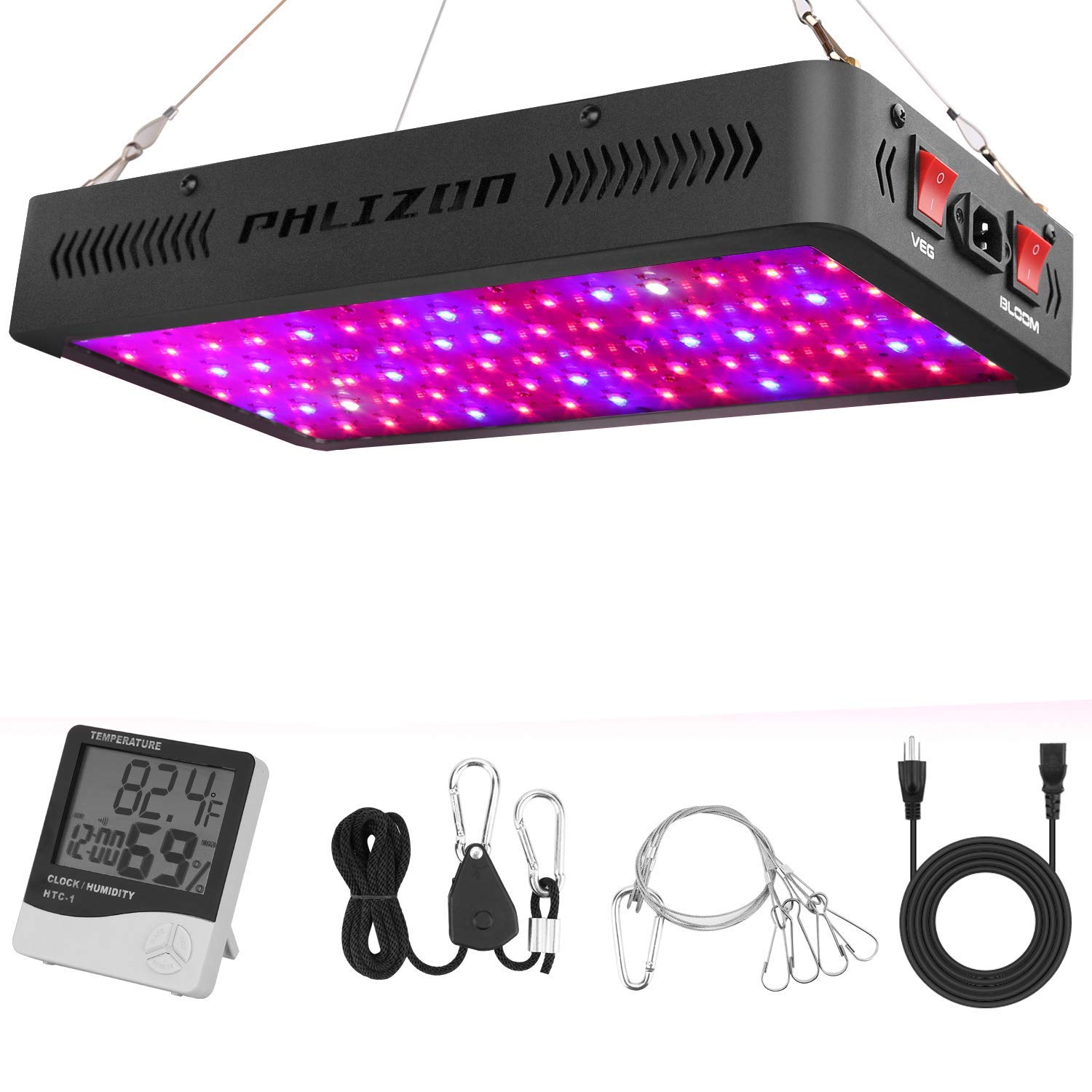Phlizon Newest 900w LED Grow Light Review - GrowYour420